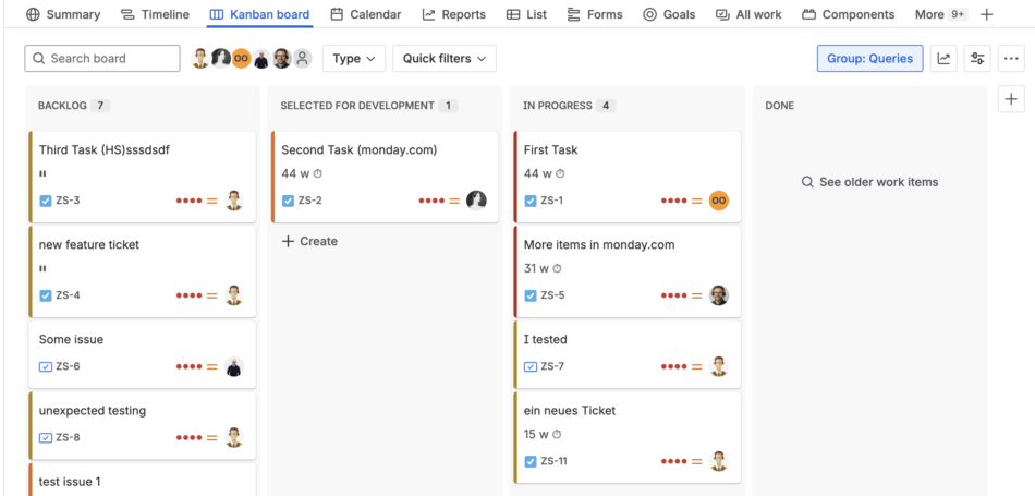Board Card Colors - Visual Status - Out of Office Assistant for Jira Cloud